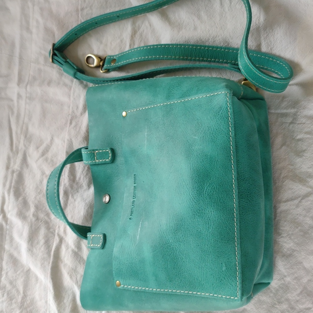 Portland Leather Goods Mini Crossbody In Reef - Gem